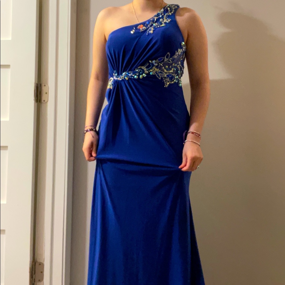 Coya Collection Royal Blue Prom Dress - Gem